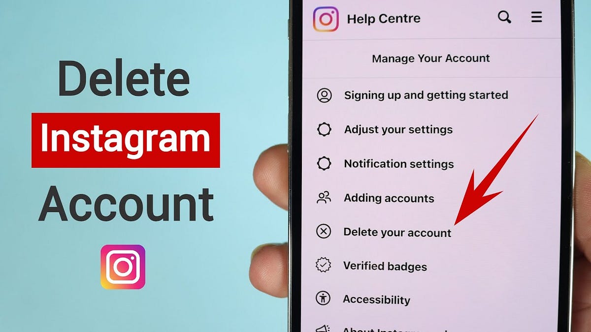 How To Delete Instagram Account Explore It Beyond